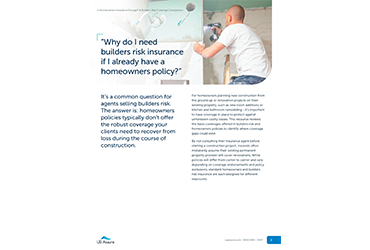 Builders Risk Insurance vs. Homeowners Policy Comparison | US Assure